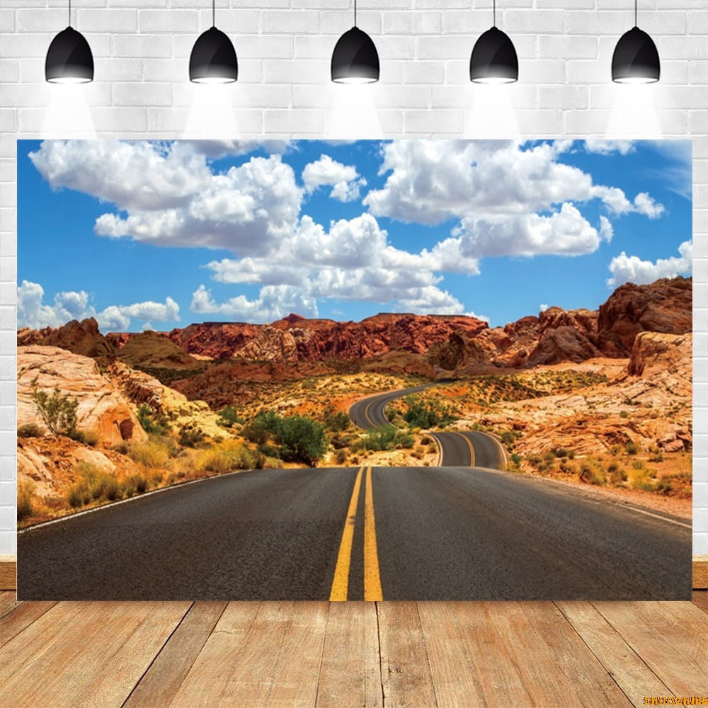 West Desert Scery Photography Backdrop Sand Cactus Dunes Cowboy ...