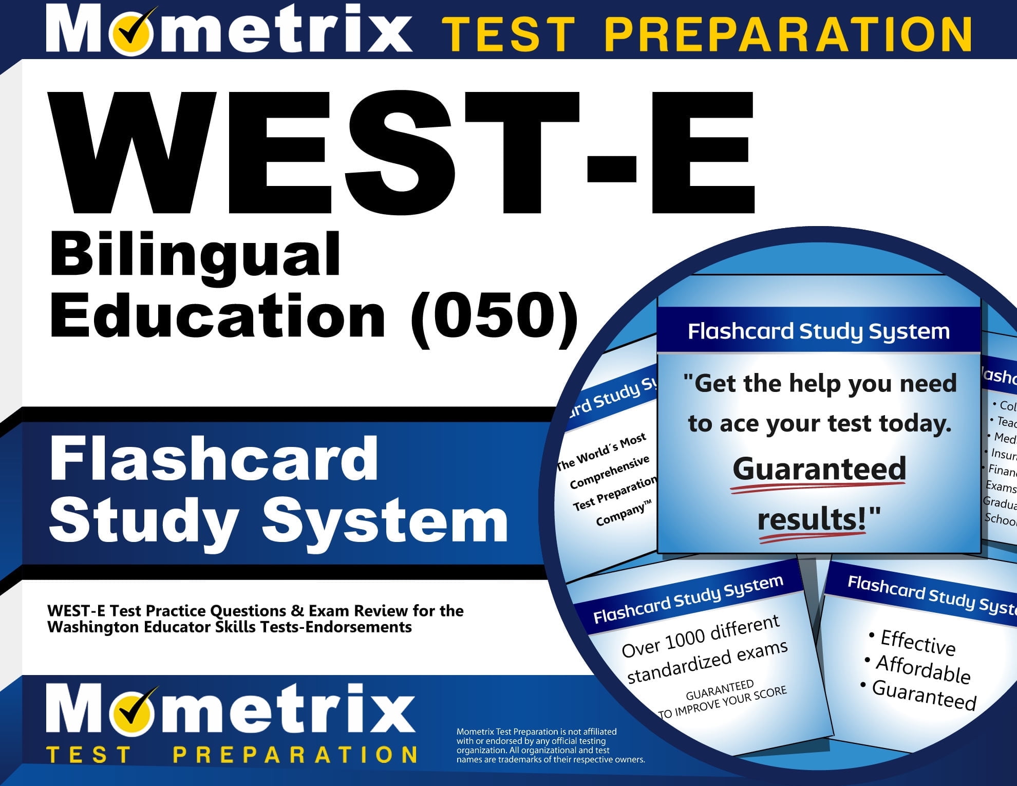 WEST-E Bilingual Education (050) Flashcard Study System: WEST-E Test ...