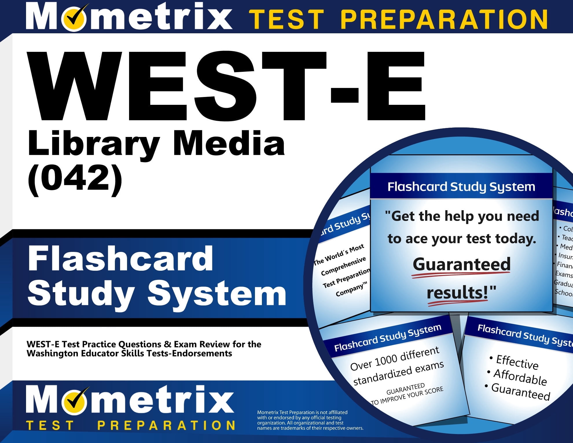 WEST-E Library Media (042) Flashcard Study System: WEST-E Test Practice ...