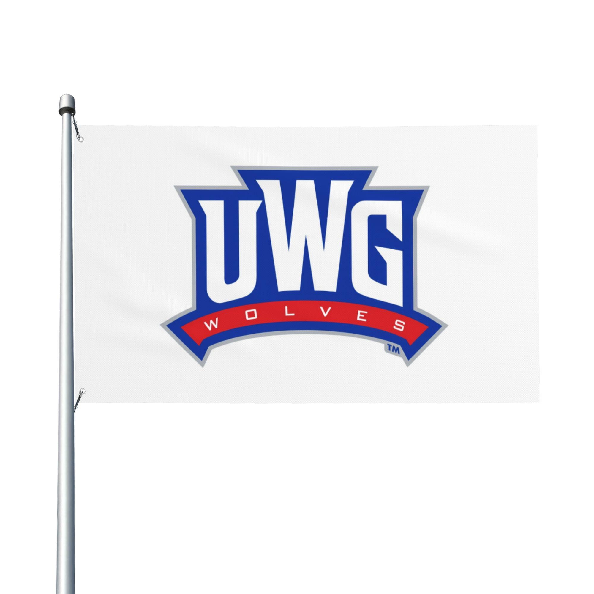 West Georgia Wolves logo Flag Home Garden Flag Banner Breeze Banner ...