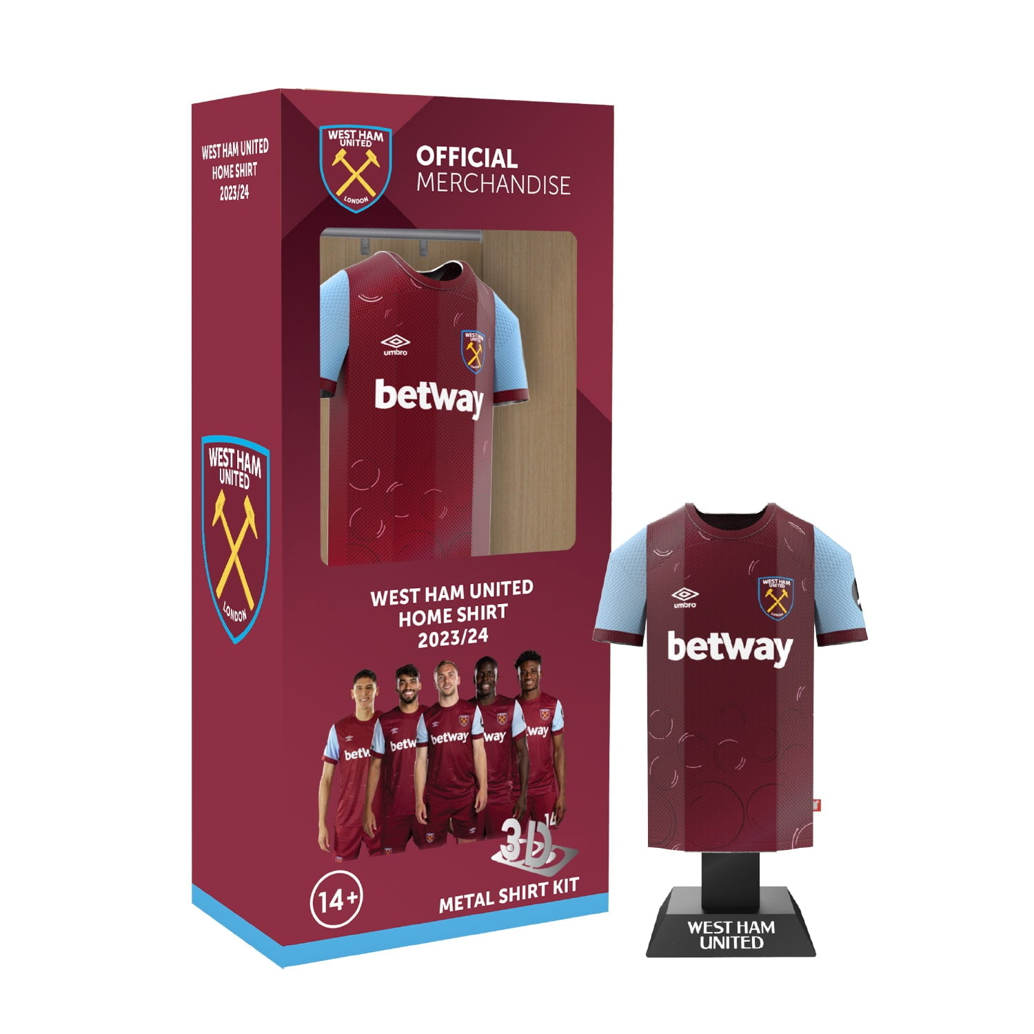 West Ham - Alloy Collectors Mini Metal Home Jersey Locker Pack ...