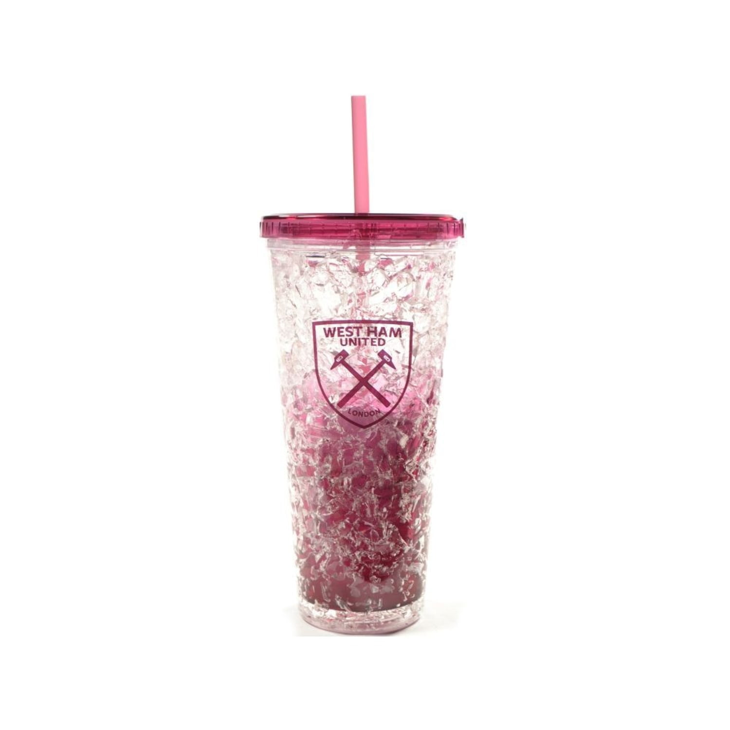 West Ham United FC Crest 20.2floz Freezer Cup With Straw - Walmart.com