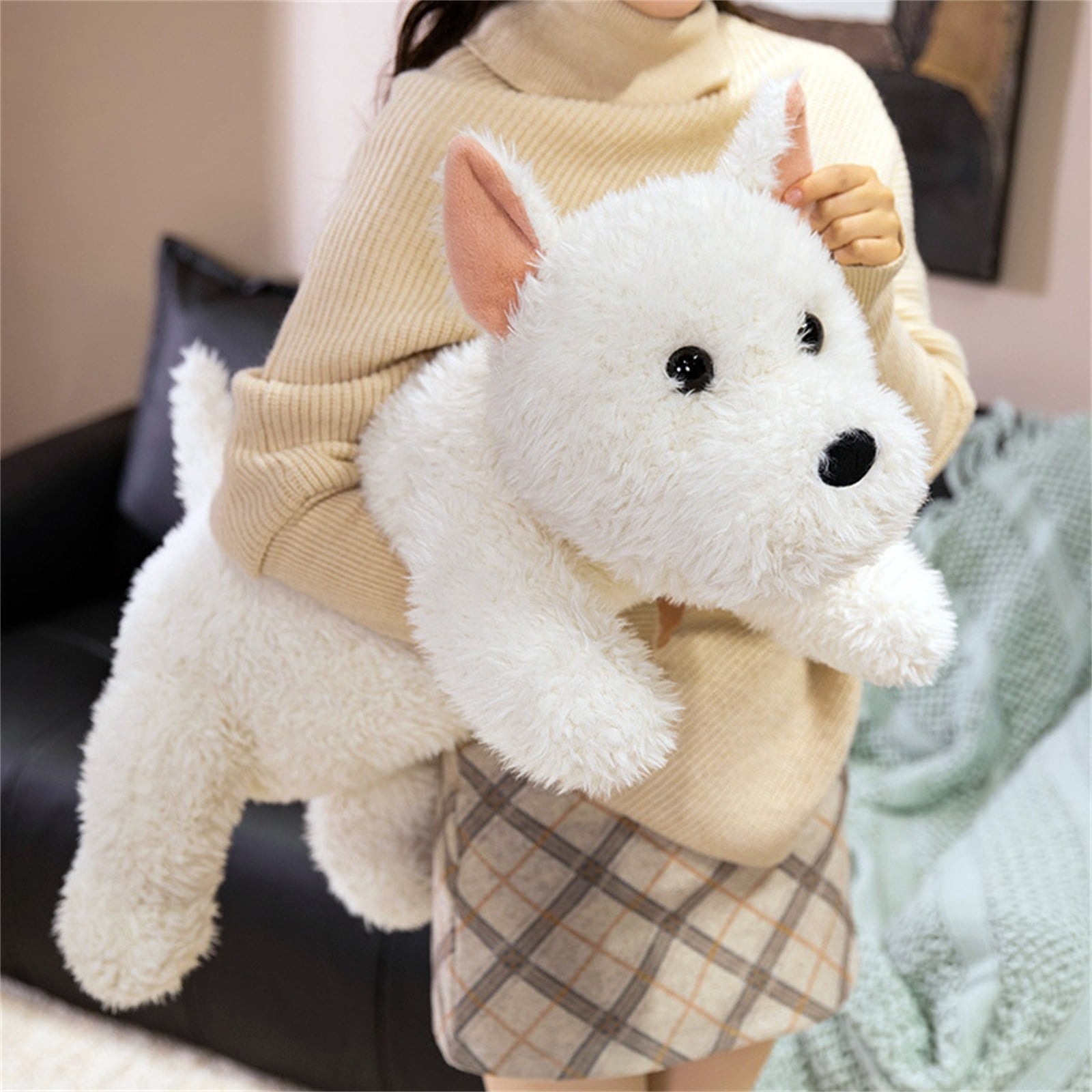West Highland White Terrier Stuffed Animal - Soft Plush Dog Toy, Cute ...