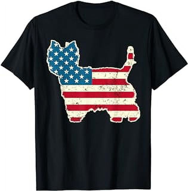 West Highland White Terrier Westie 4th of July American Flag T-Shirt ...