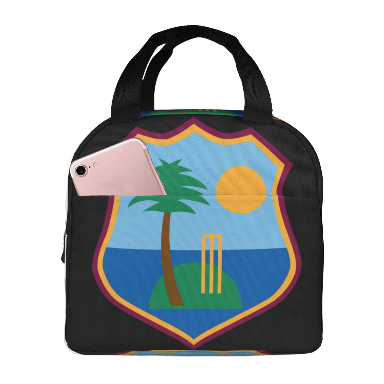 West Indies Cricket Board Flag Insulated Lunch Bag Lunch Box for Women ...