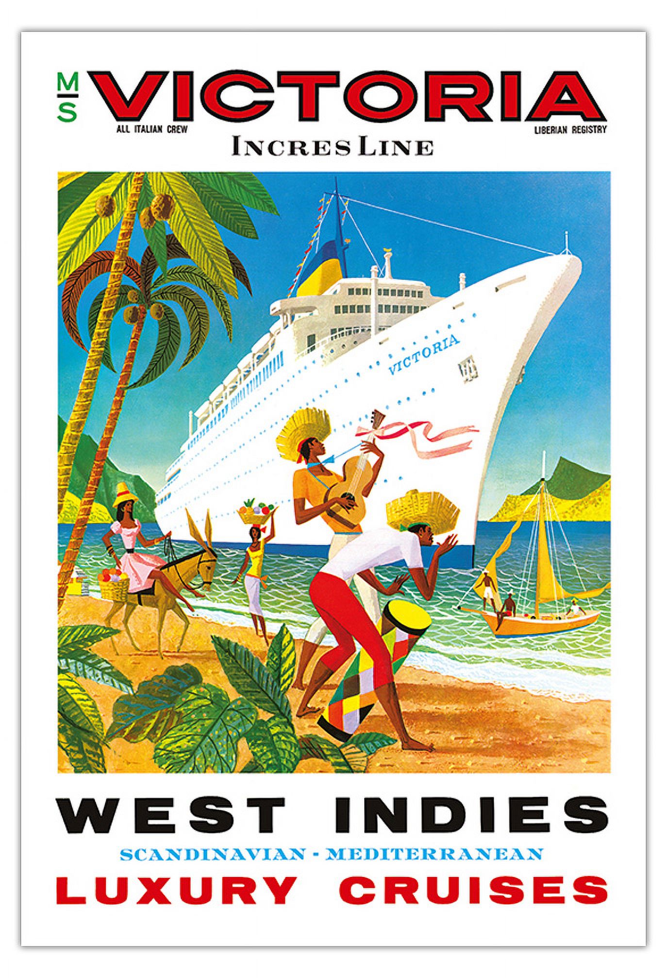 West Indies Scandinavian Mediterranean - Incres Line Luxury Cruises ...