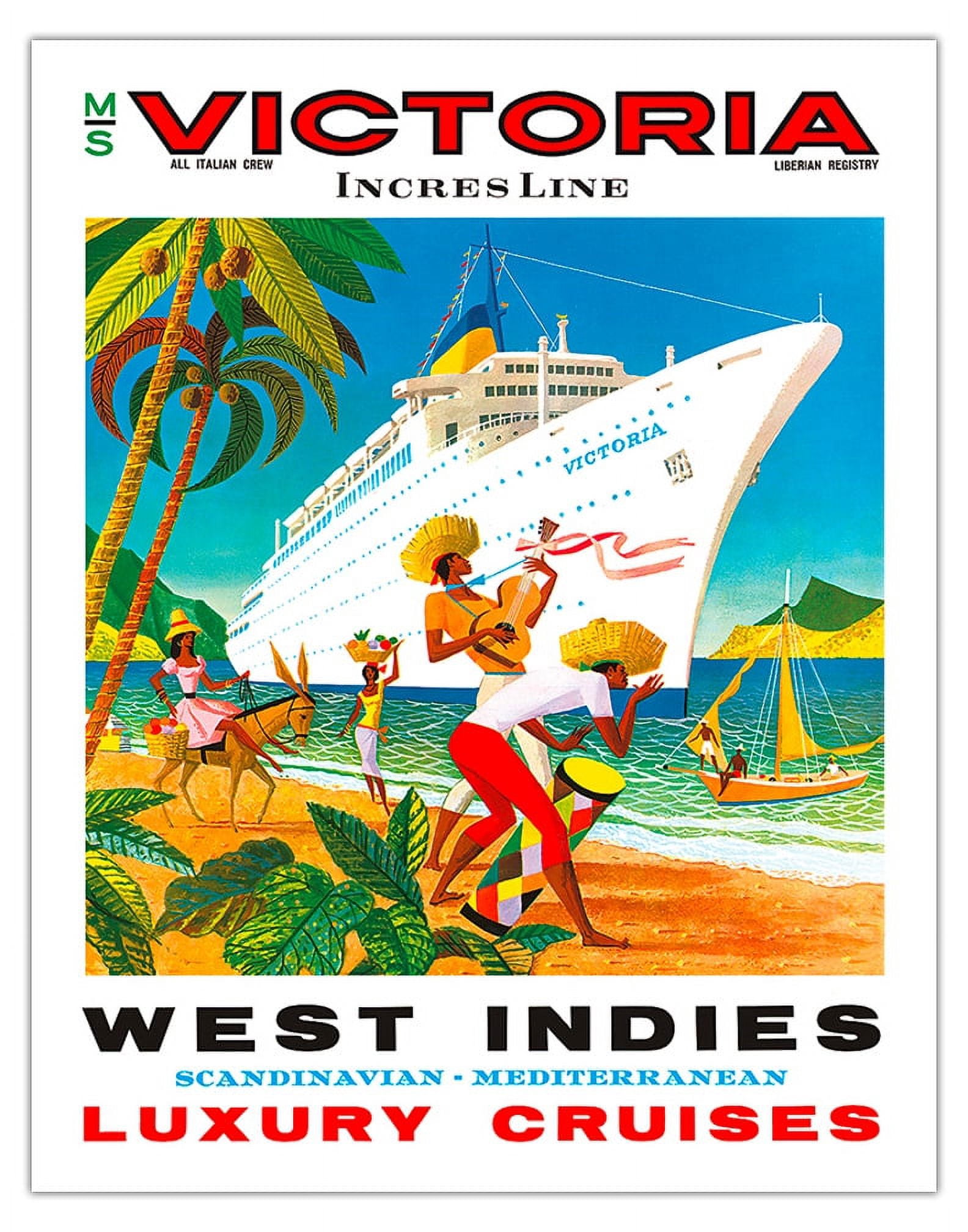 West Indies Scandinavian Mediterranean - Incres Line Luxury Cruises ...