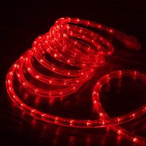 50Ft 2 Wire LED Rope Light 110V Home Party Christmas Decorative In ...