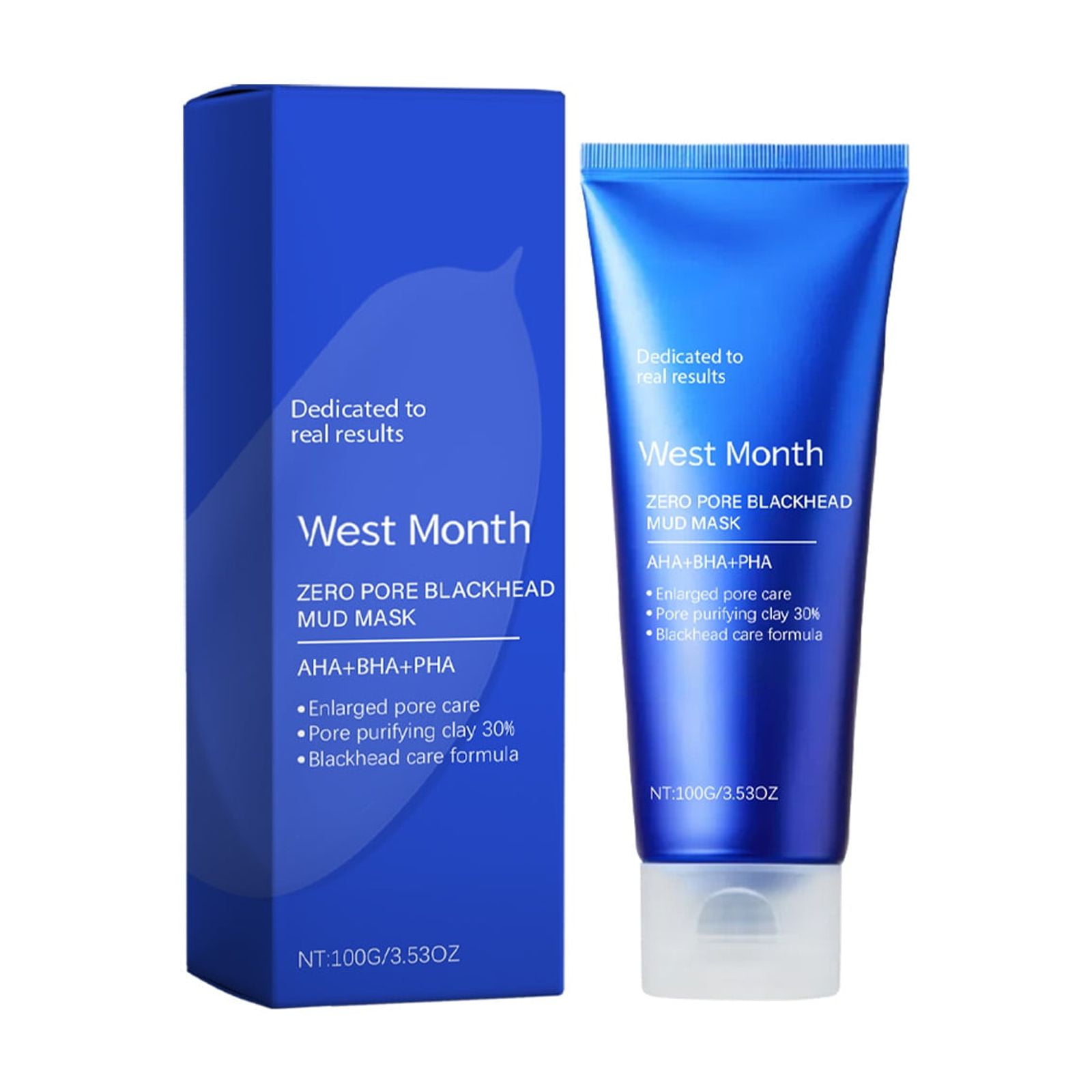 West&Month Blackheads Smear Mud Mask, Clean Oil Control Facial Keratin ...