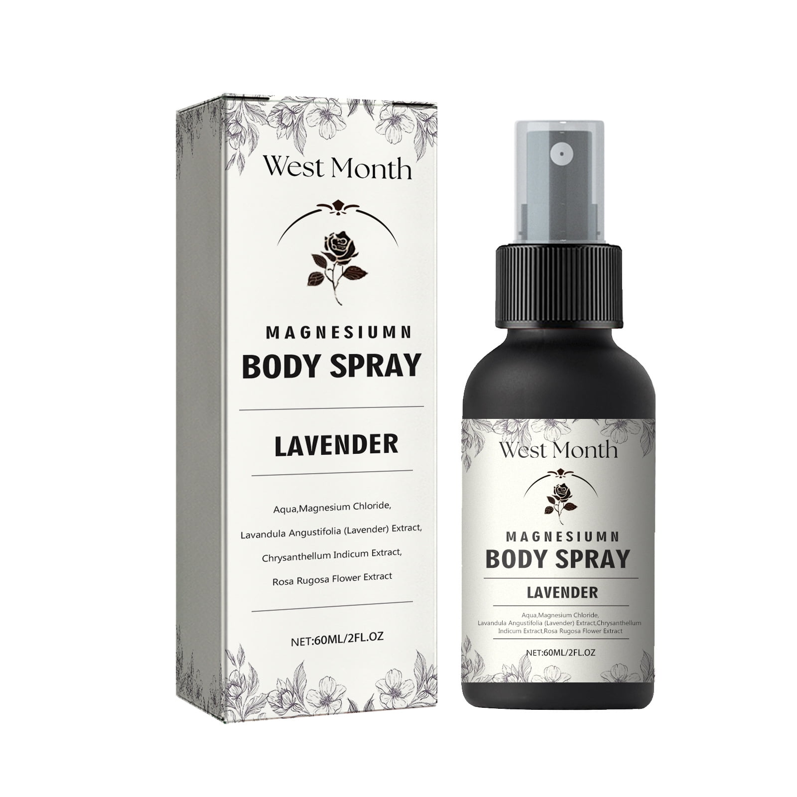 West&Month Body Spray Relieves muscle tension and fatigue and promotes ...