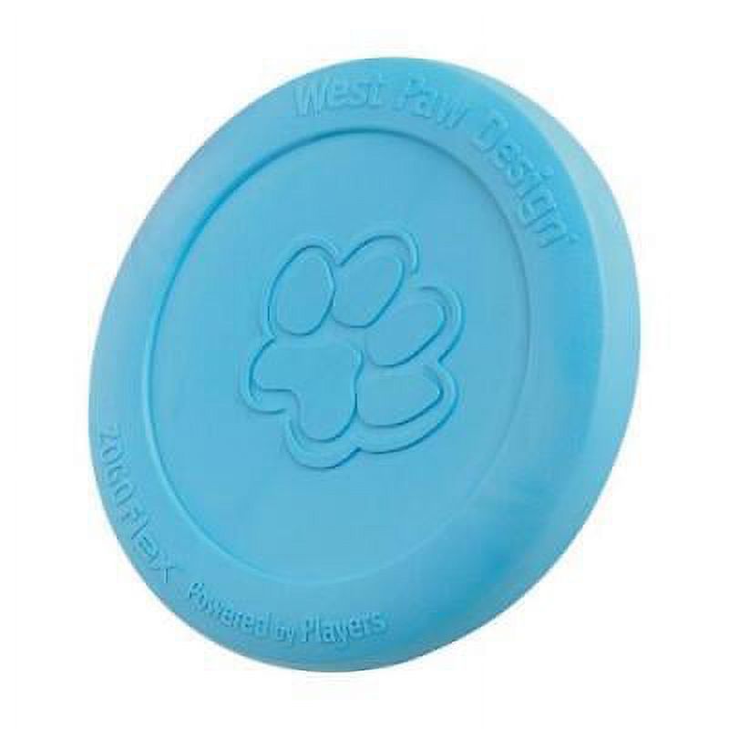 West Paw Zogoflex Blue Zisc Disc Synthetic Rubber Frisbee Medium ...