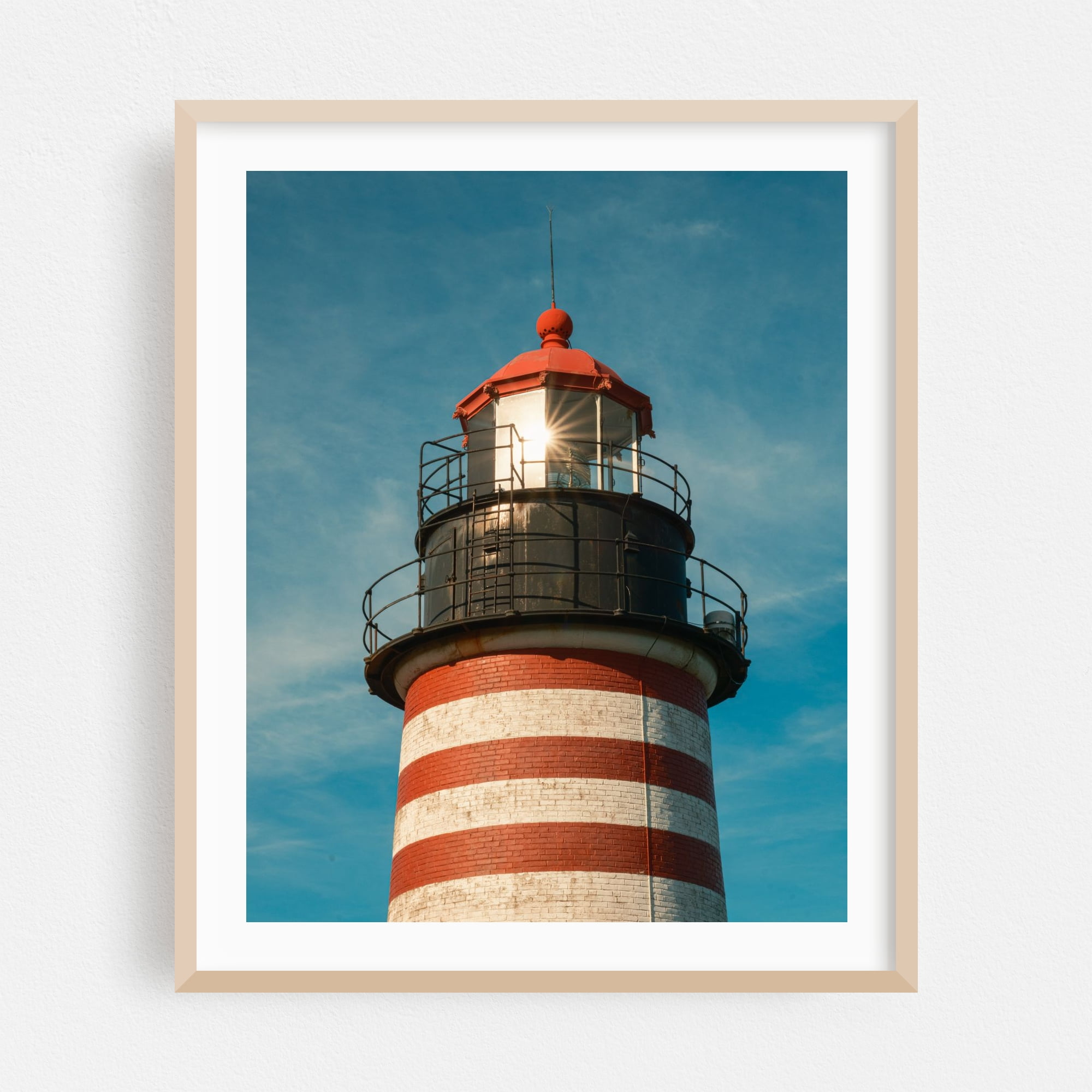 West Quoddy Head Lighthouse - Lubec Maine Photography Lighthouse Coastal Ocean Architecture ...