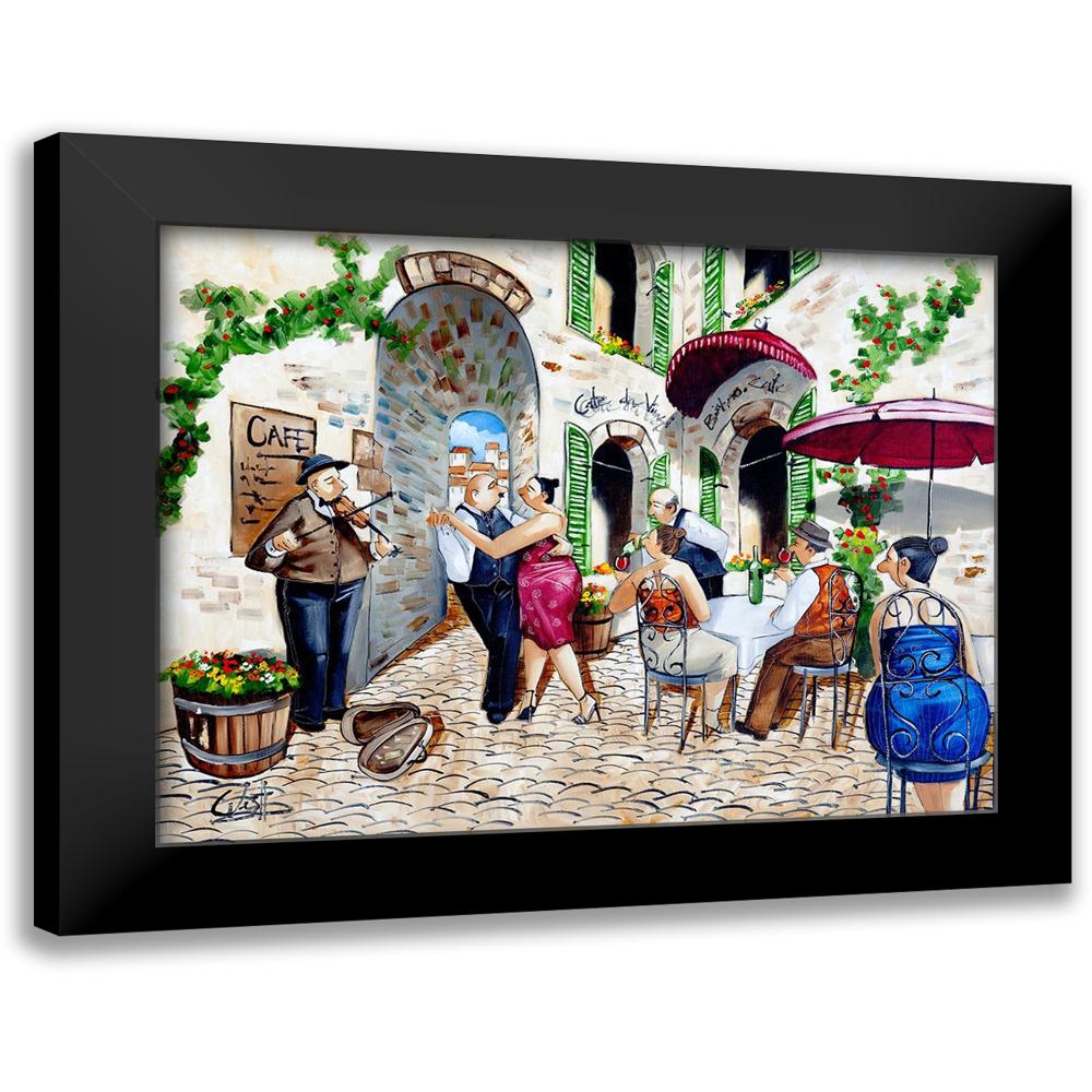 West, Ronald 14x12 Black Modern Framed Museum Art Print Titled - Corner ...