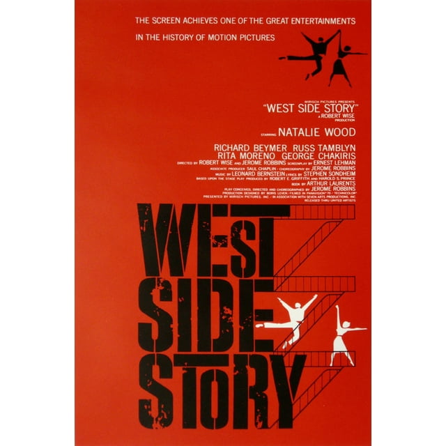 West Side Story Movie Poster 24x36 Art Poster 24x36 Multi-Color Square ...