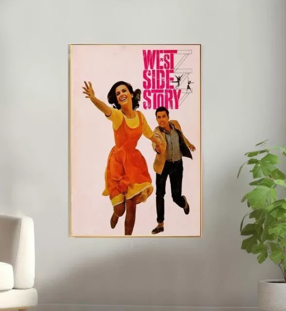 West Side Story Movie Poster, Wall Art Painting Living Room Bedroom ...