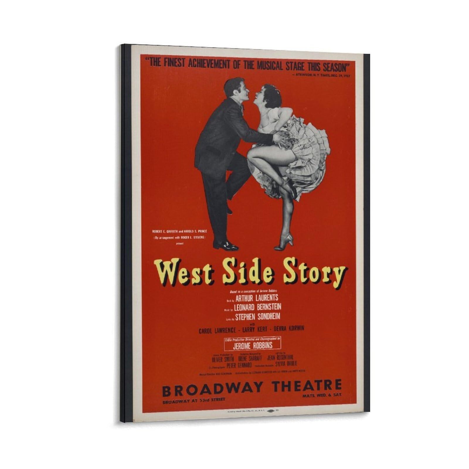 West Side Story Movie Posters Canvas Art Poster And Wall Art Picture ...
