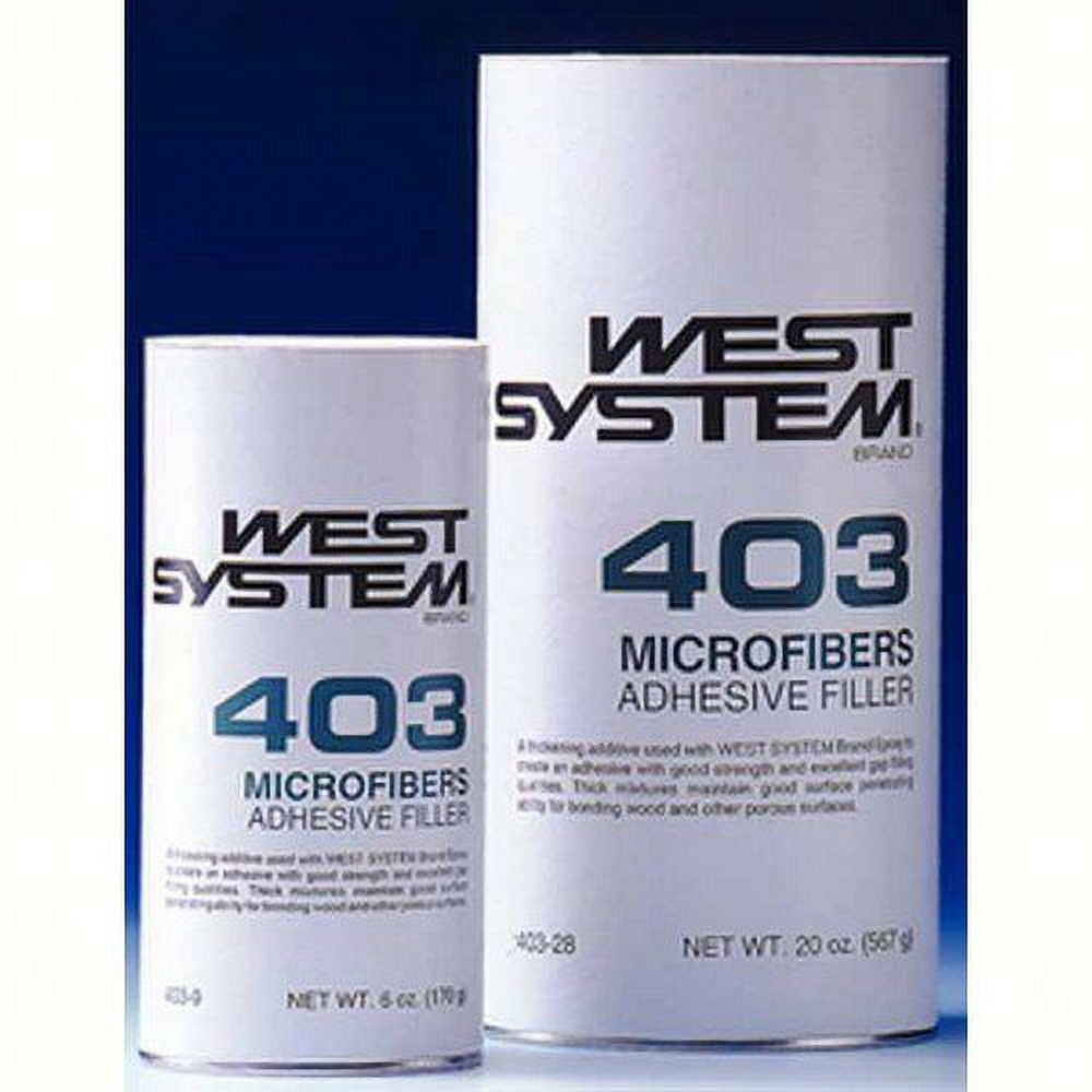 West Systems Epoxy Thickened Microfiber Adhesive Filler 20 Oz Off White ...