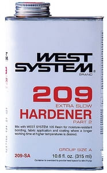West Systems Extra Slow Hardener .66 Pint 209-SA - Walmart.com