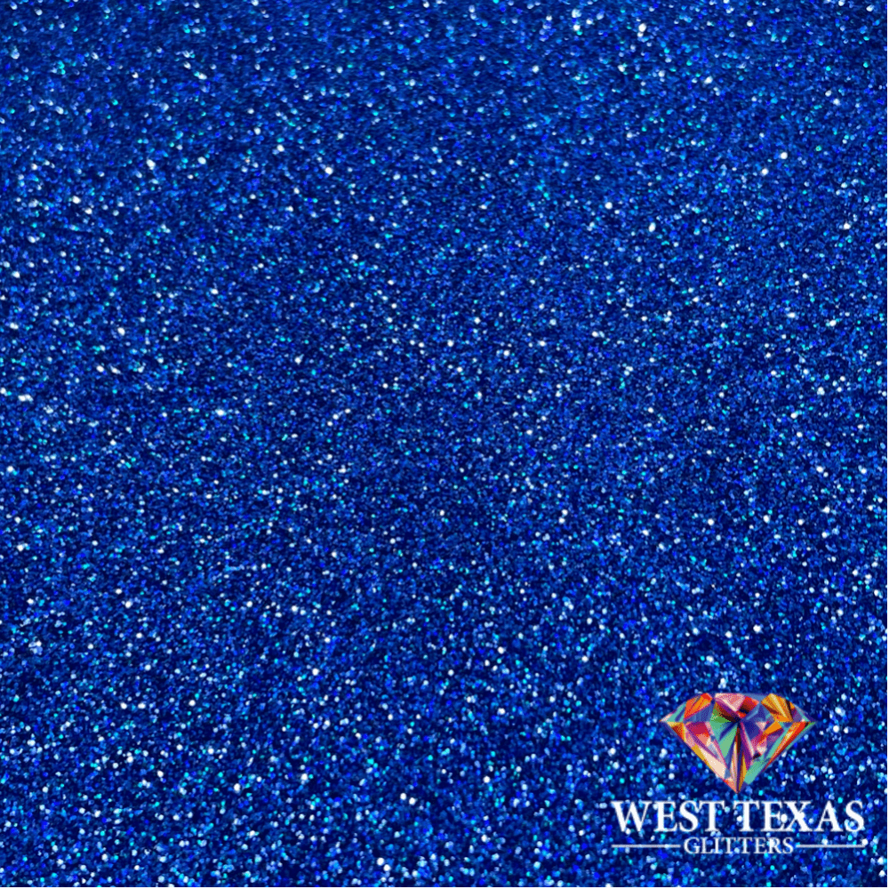 West Texas Glitters 2oz Holographic Royal Blue, Extra Fine, Midnight ...