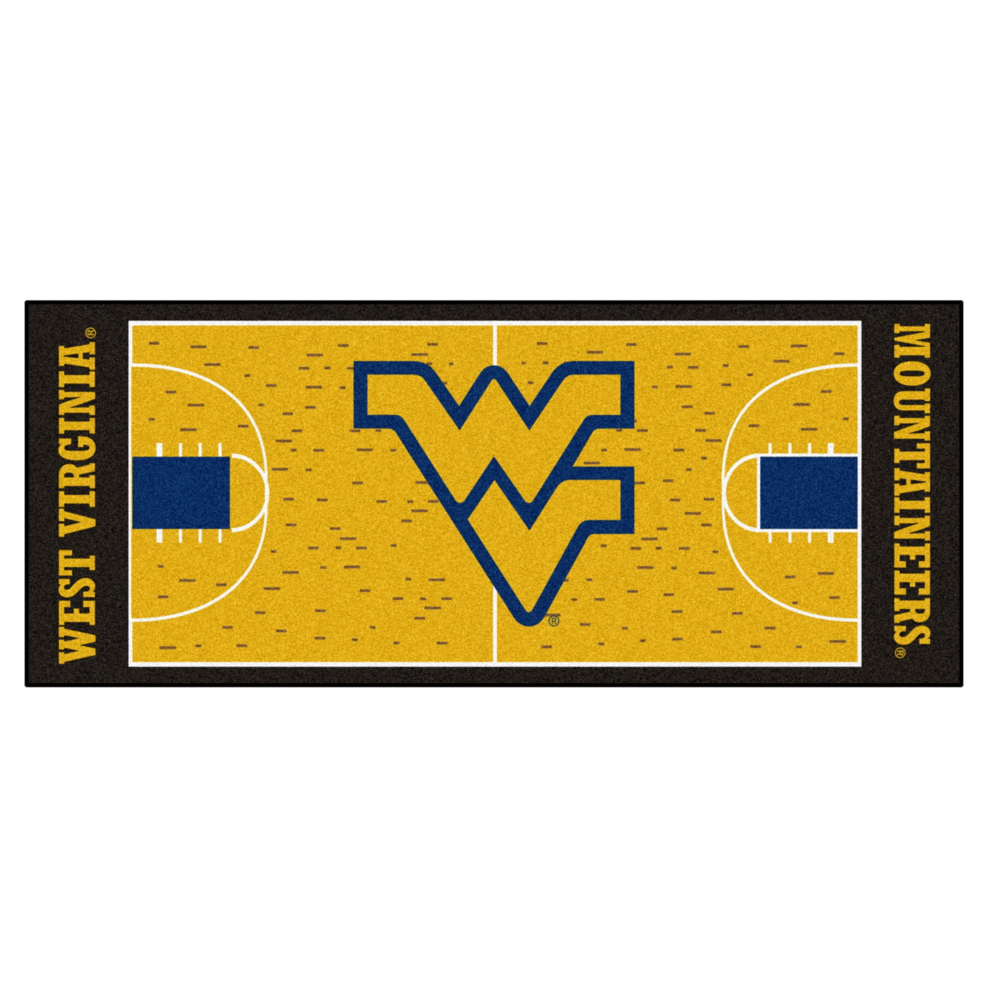 West Virginia Basketball Court Runner 30"x72" - Walmart.com