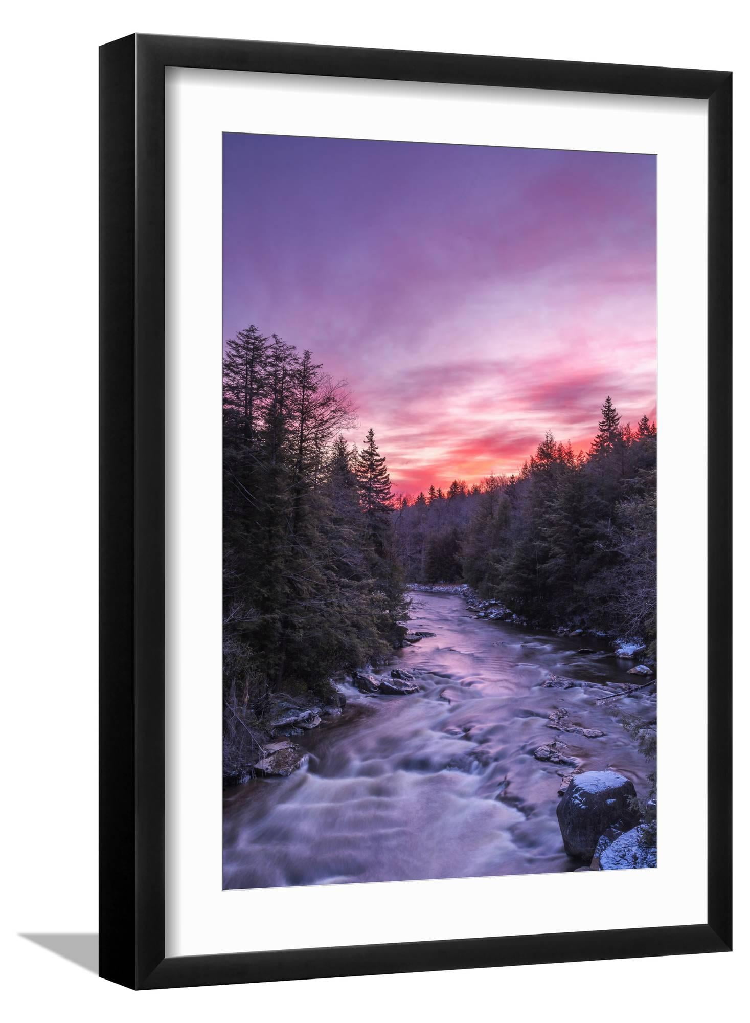 Art.com West Virginia, Blackwater Falls State Park. Sunrise on ...