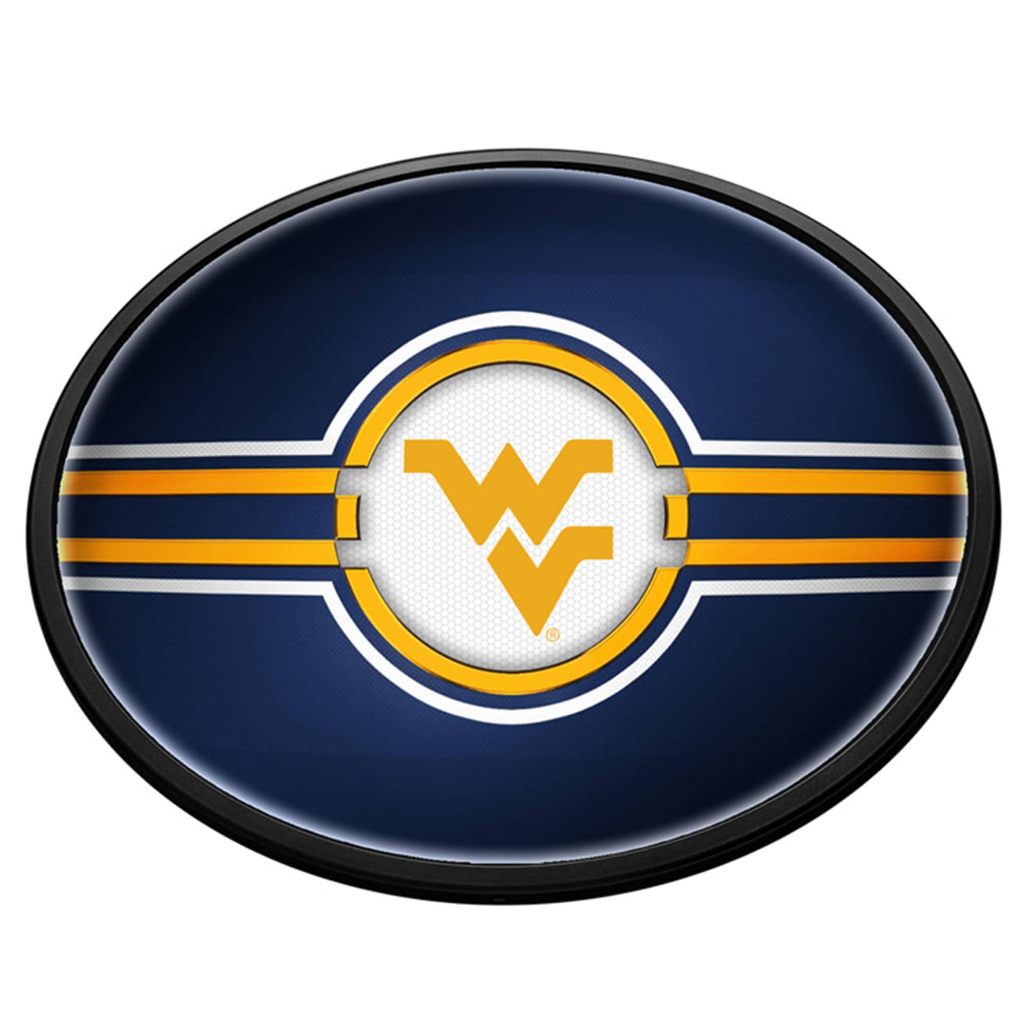 West Virginia Mountaineers 18'' x 14'' Slimline Illuminated Logo Wall ...