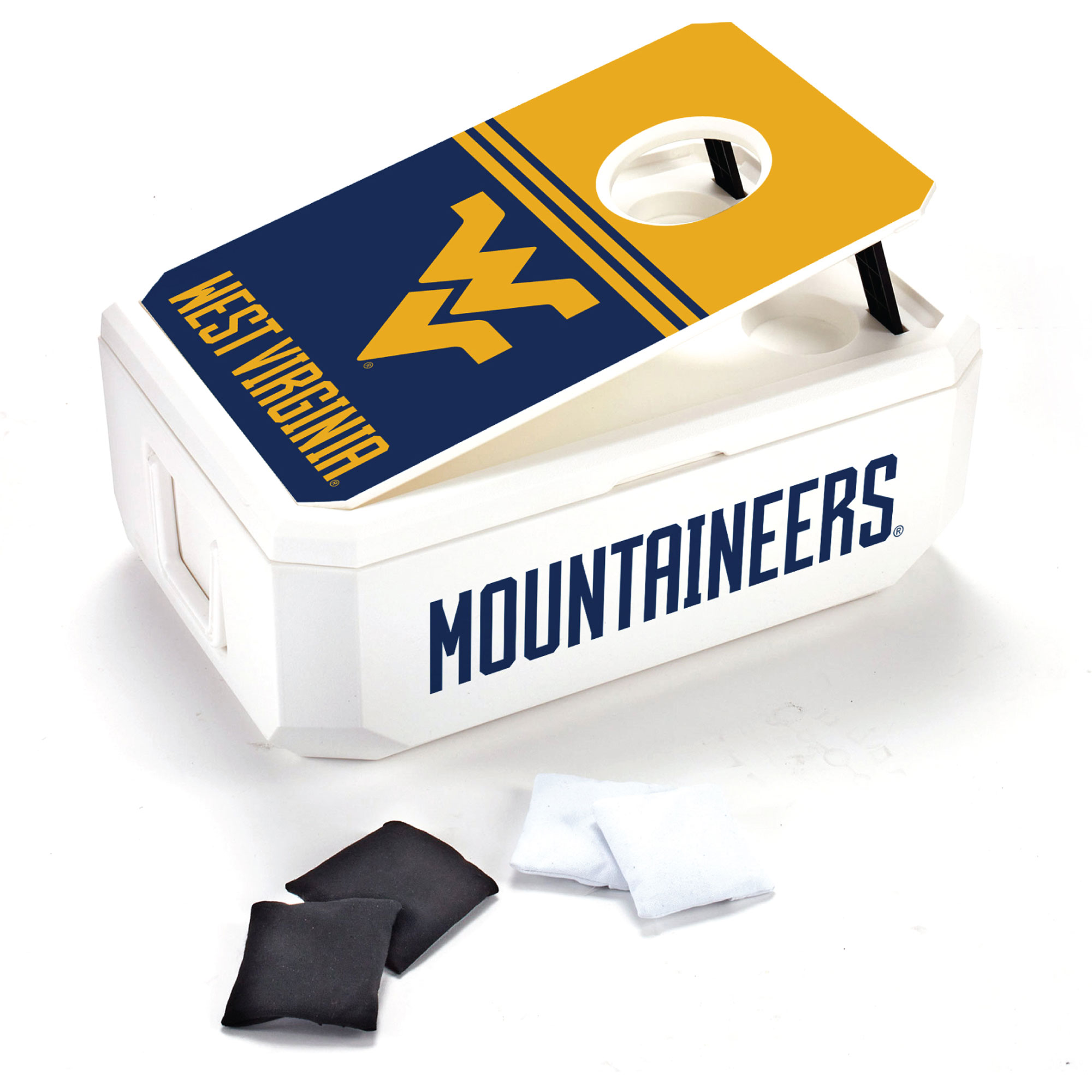 West Virginia Mountaineers 40-Can Cornhole Cooler - Walmart.com