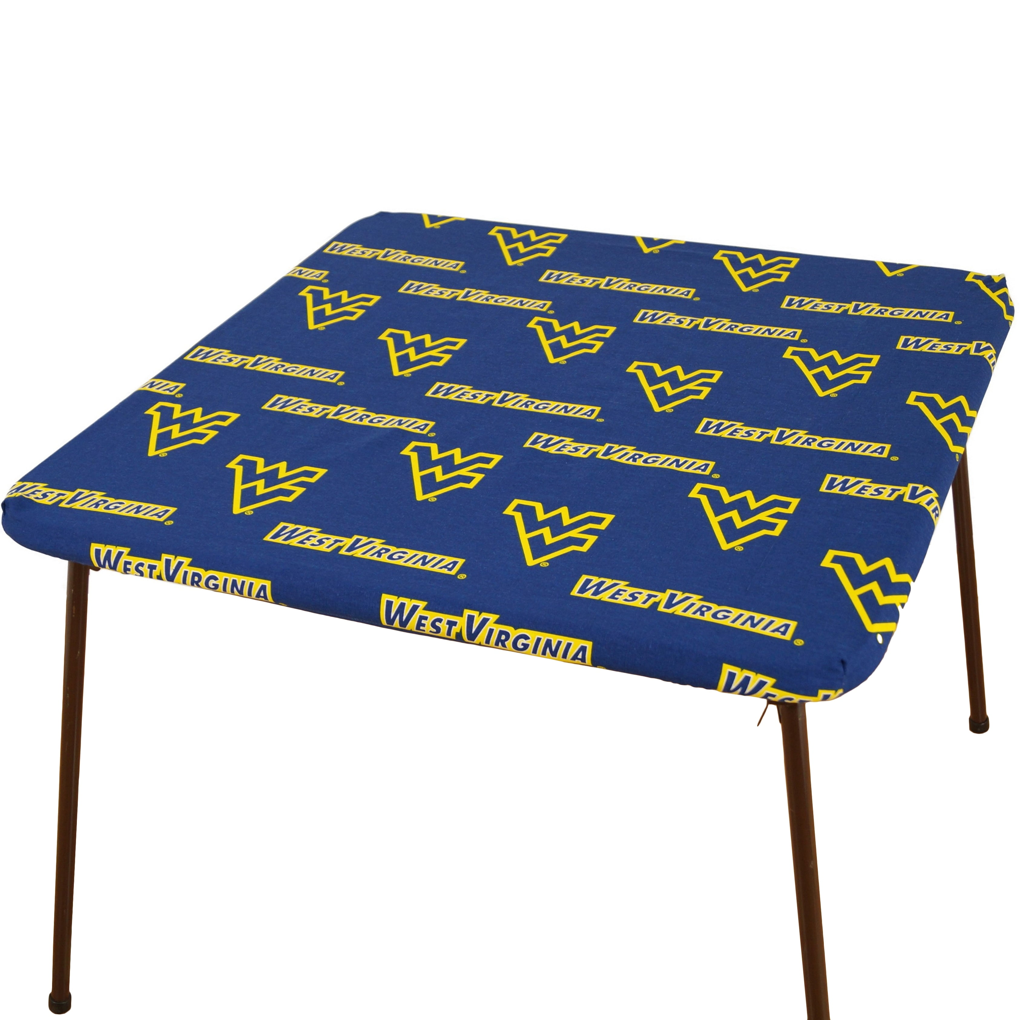 College Covers West Virginia Mountaineers Fitted Tablecloth - 33 x 33 ...