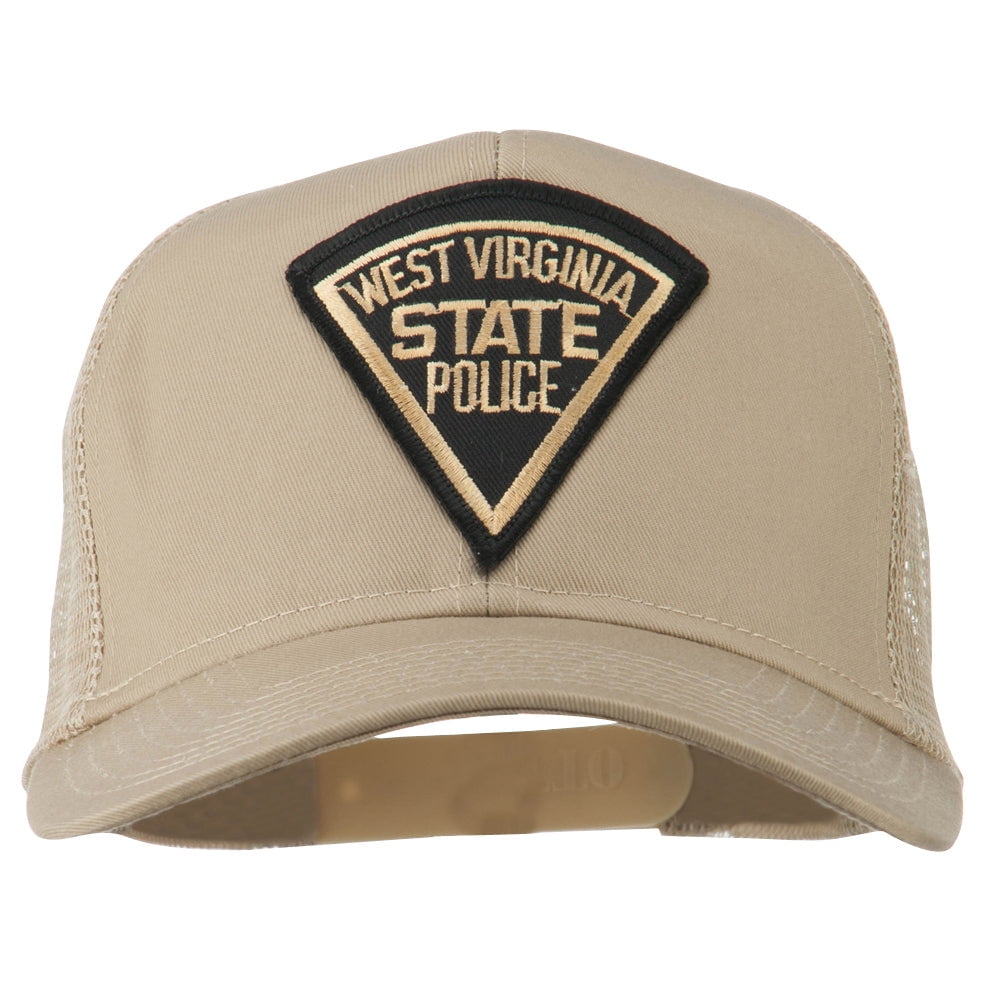 West Virginia State Police Patched Mesh Cap - Khaki OSFM - Walmart.com