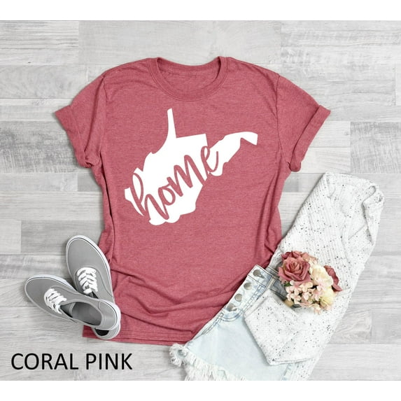 West Virginia State Shirts, West Virginia State Map T-Shirt, West ...