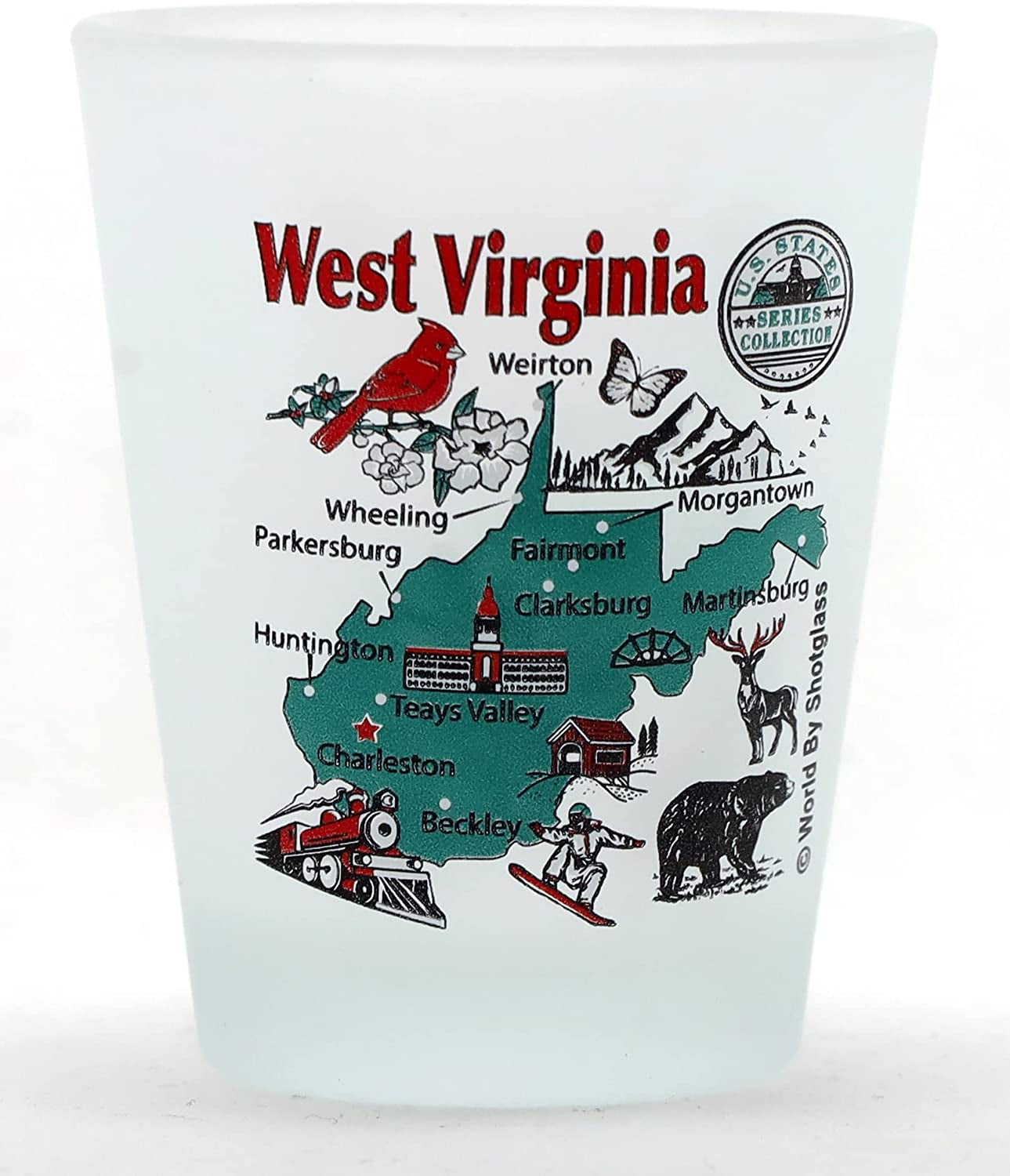 West Virginia US States Series Collection Shot Glass - Walmart.com