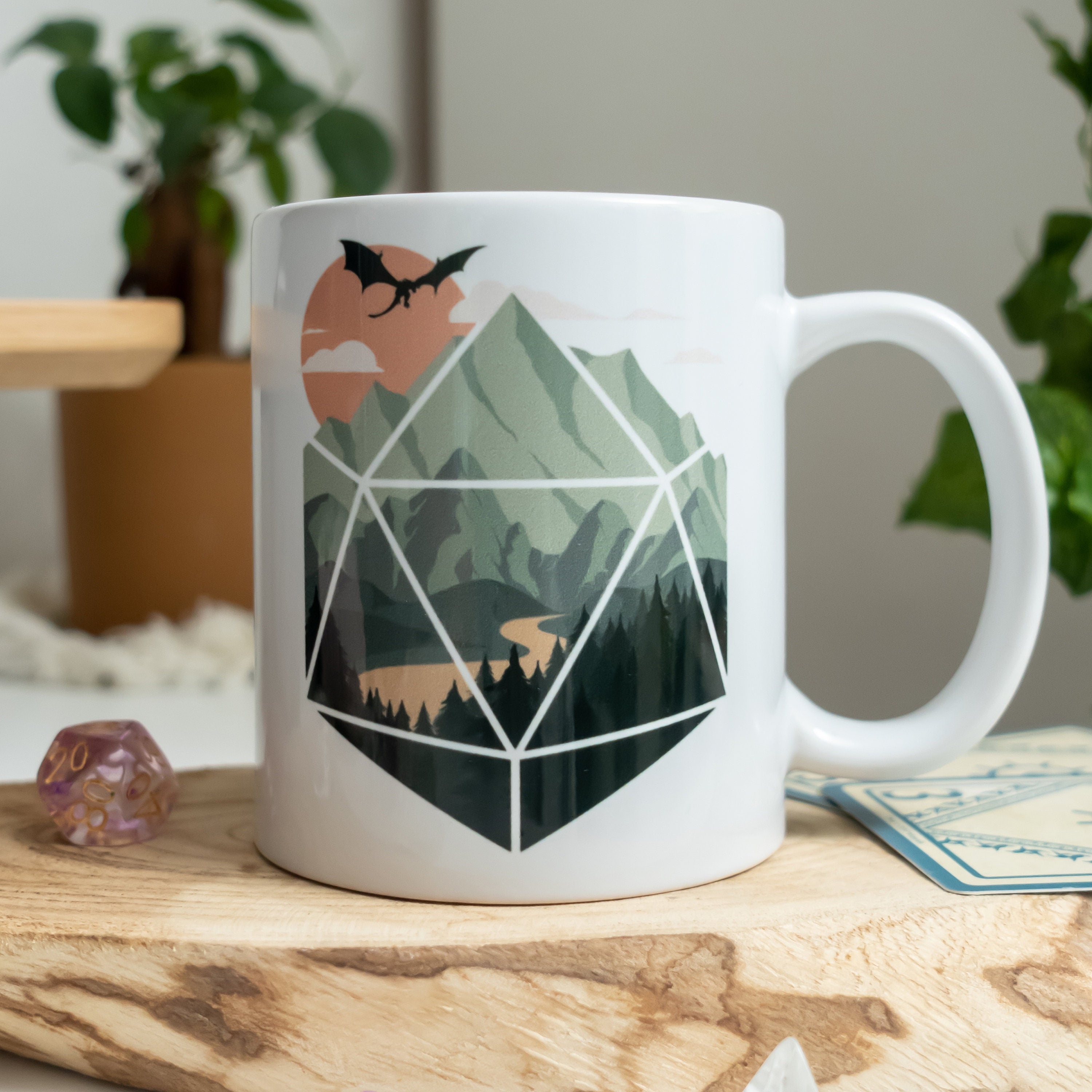 WestConfe A D20 Scene mug | | Gift for DnD players | Dungeons and ...