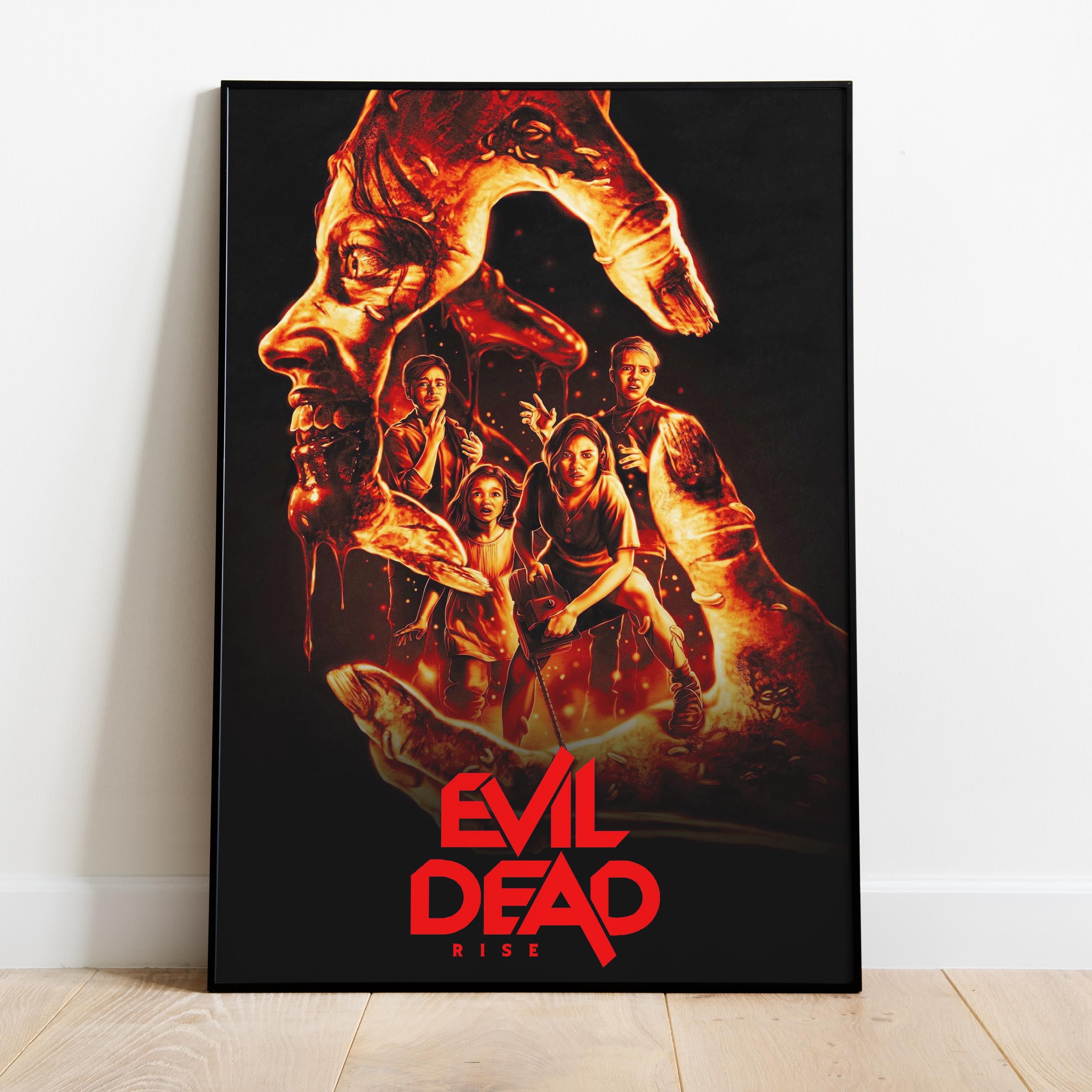 WestConfe Evil Dead Rise Poster, Frameless Wall Art & Print, Horror ...