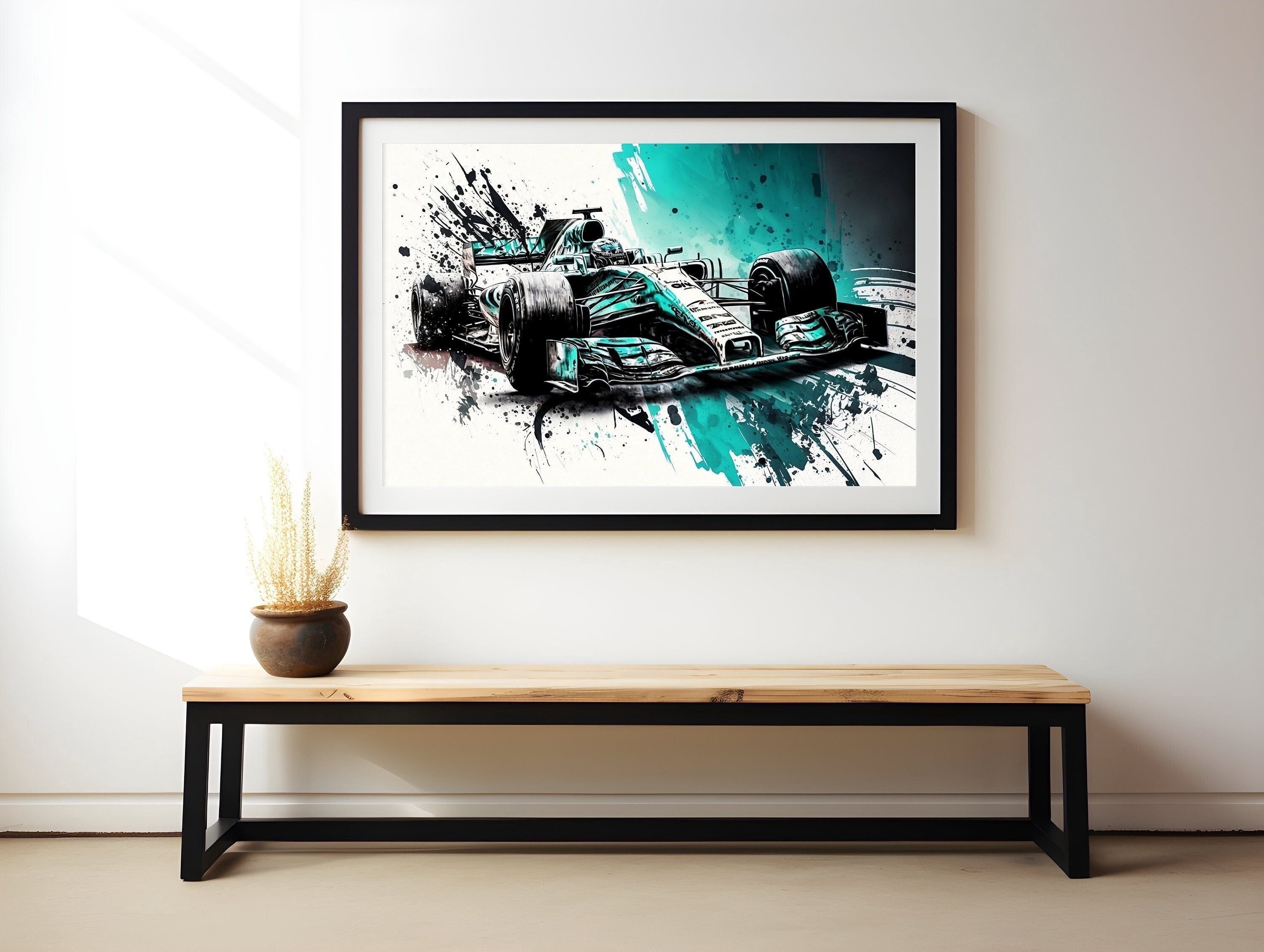 WestConfe Formula 1 wall art F1 wall art formula 1 poster formula one ...