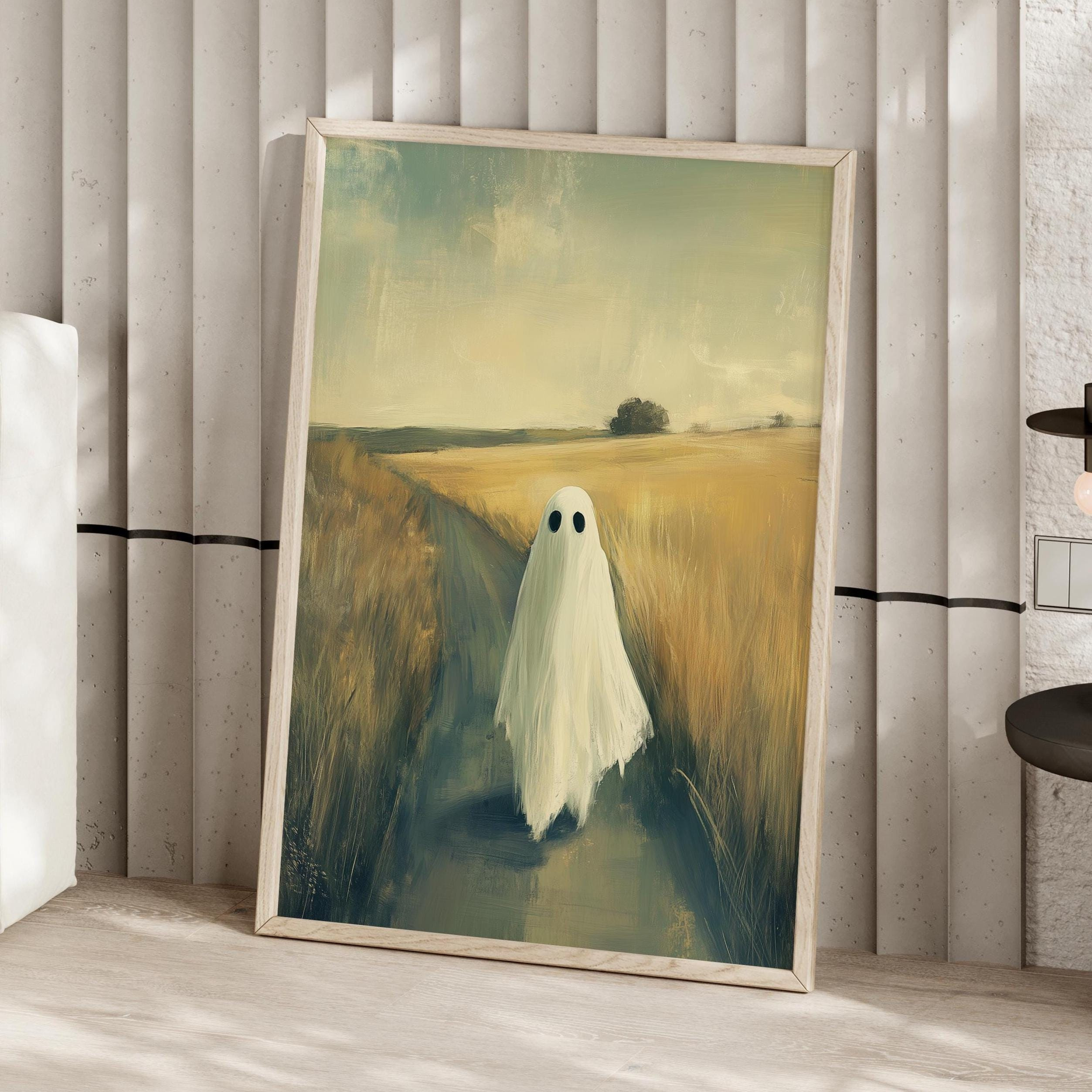 WestConfe Ghost in the Countryside Path Vintage Painting Poster or ...