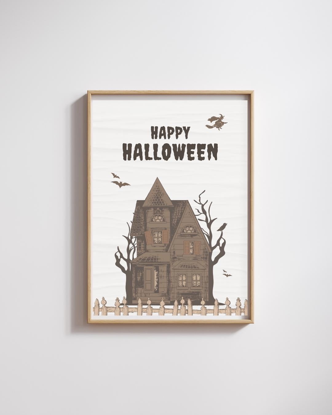 WestConfe Happy Halloween Poster • Spooky Wall Art for Party, Home, or ...