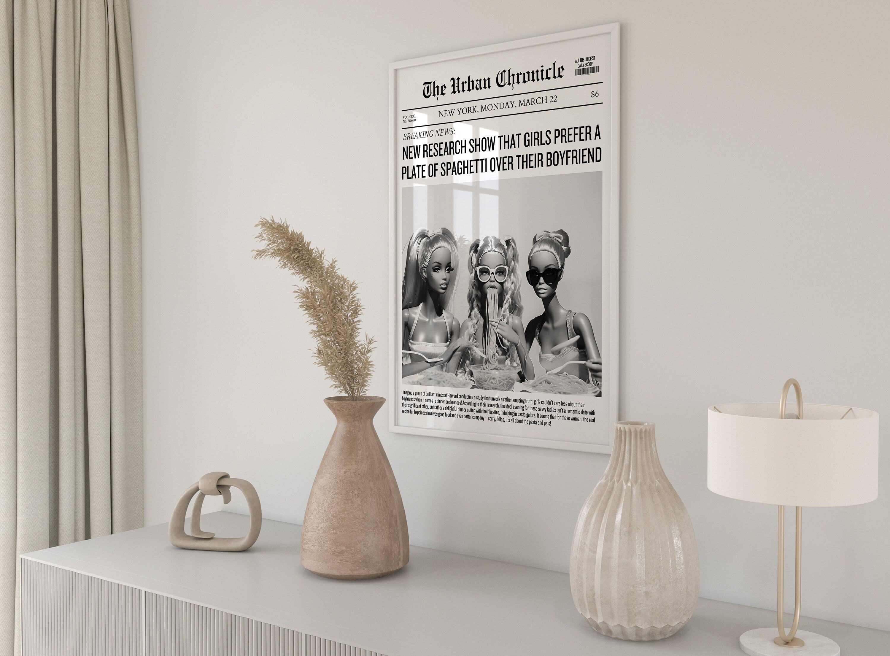 WestConfe Maximalist wall art, eclectic wall art, Feminist Wall Decor ...