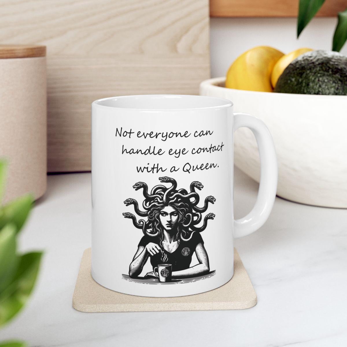 WestConfe Medusa Sarcasm Ceramic Mug, Greek Medusa Goddess Funny Mug ...