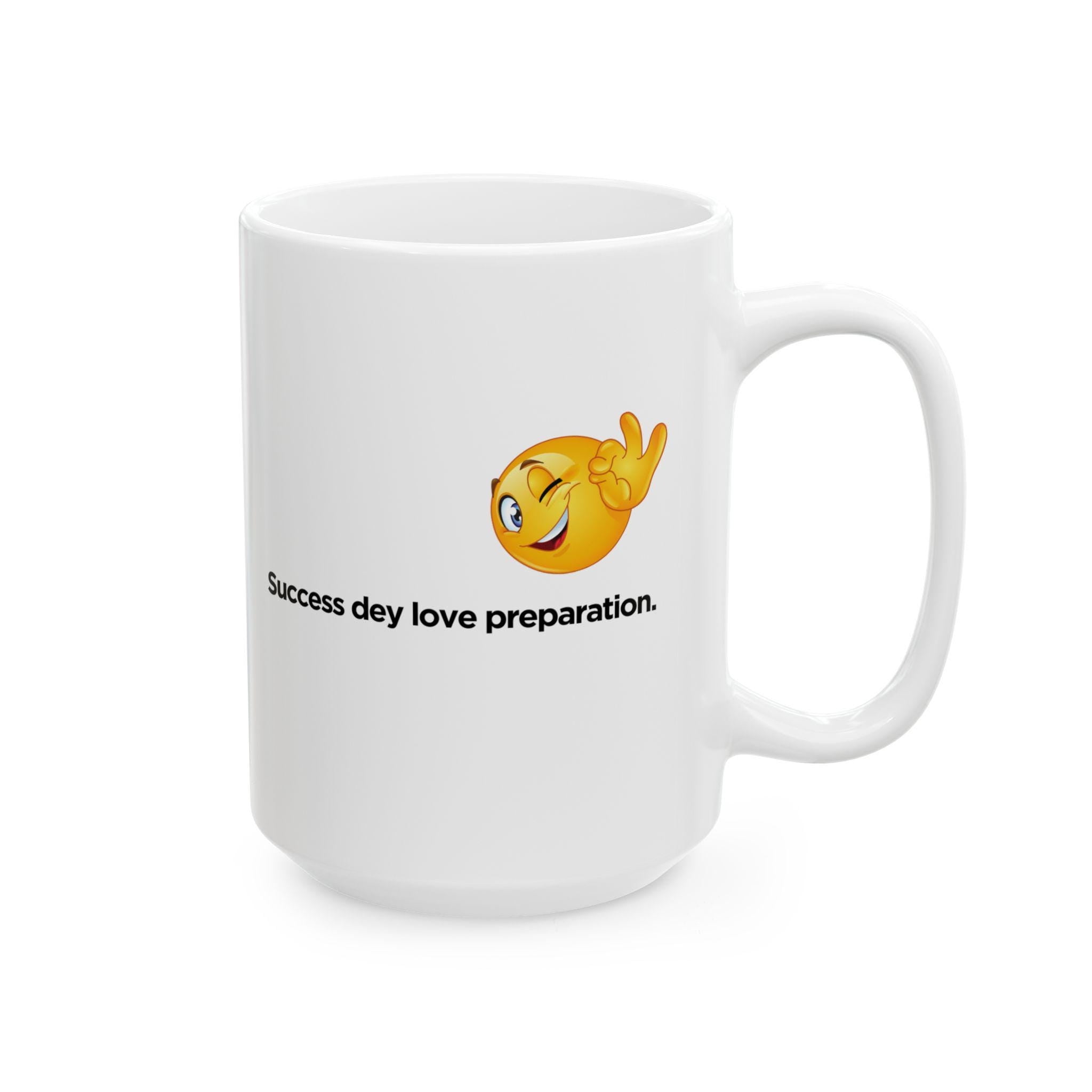 WestConfe Motivational Ceramic Mug - Success Through Preparation ...