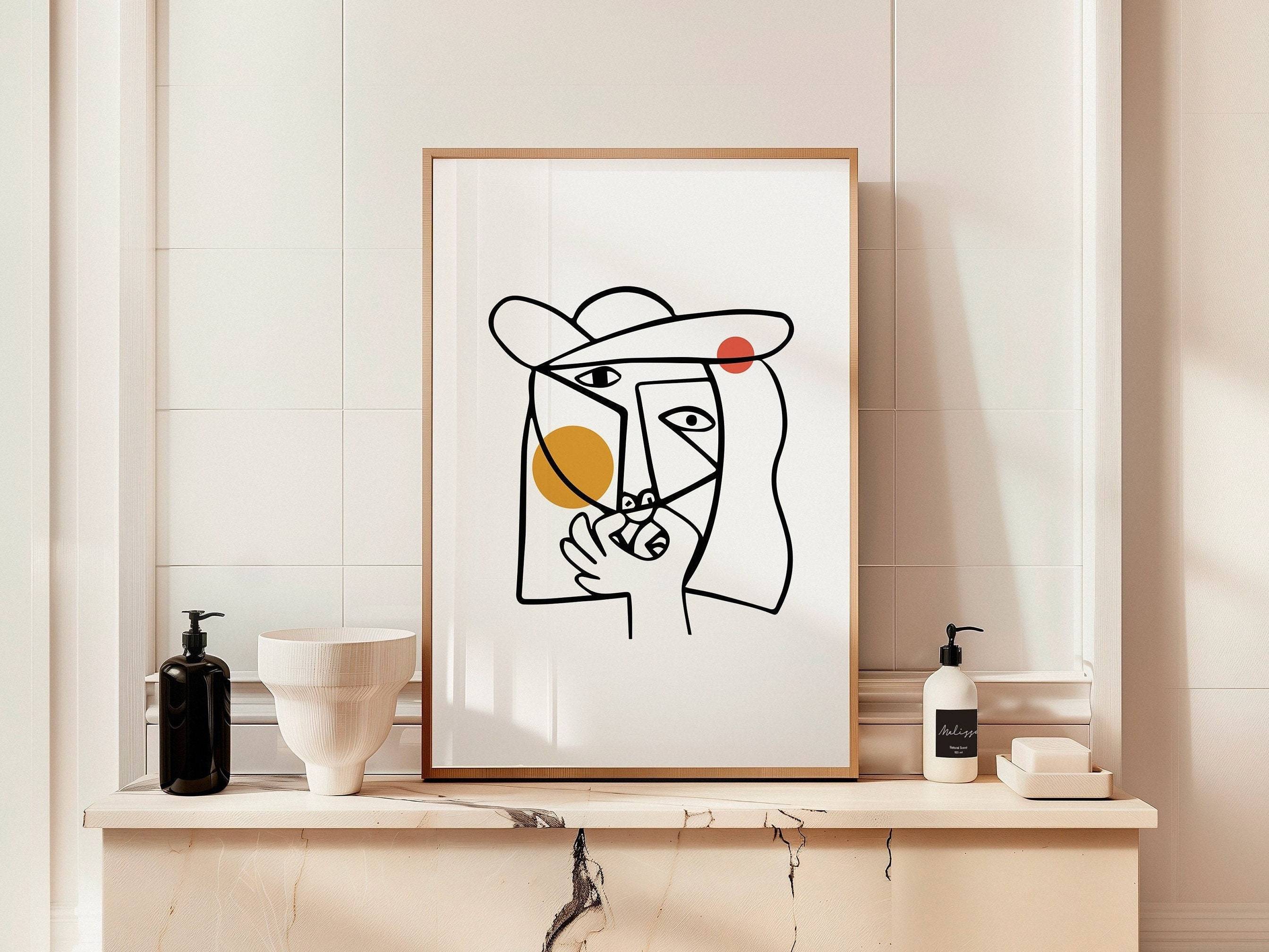 WestConfe The Pinch Bathroom Art Print Bathroom Wall Decor Guest ...