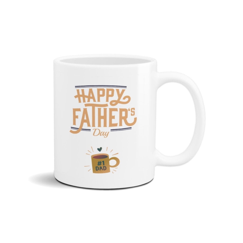 WestConfe White Ceramic Fathers Day Mug, Best Dad gift, Father’s Day ...