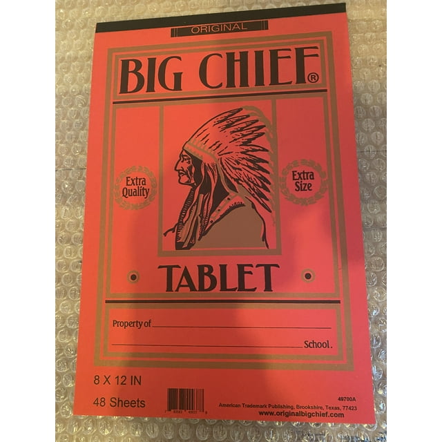 Westab Big Chief Tablet - Walmart.com