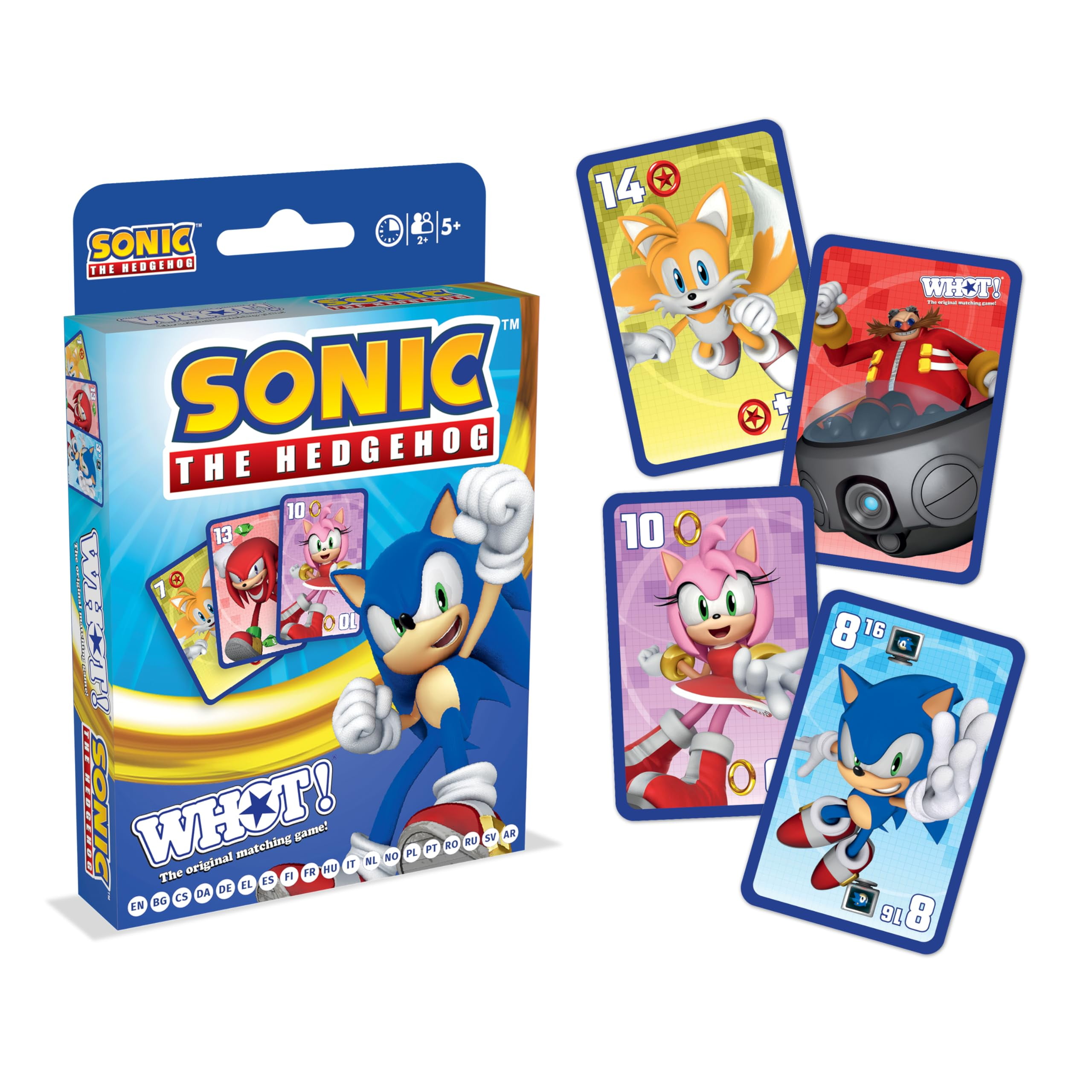 Waddingtons Number 1 Sonic RRF12 The Hedgehog WHOT! Travel Card Game ...