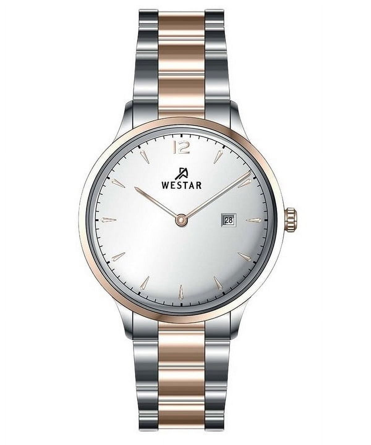 Westar Profile Stainless Steel Silver Dial Quartz 40218SPN607 Women's ...