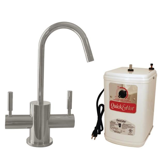 Westbrass 10 in. Contemporary Hot & Cold Water Dispenser & Tank in ...