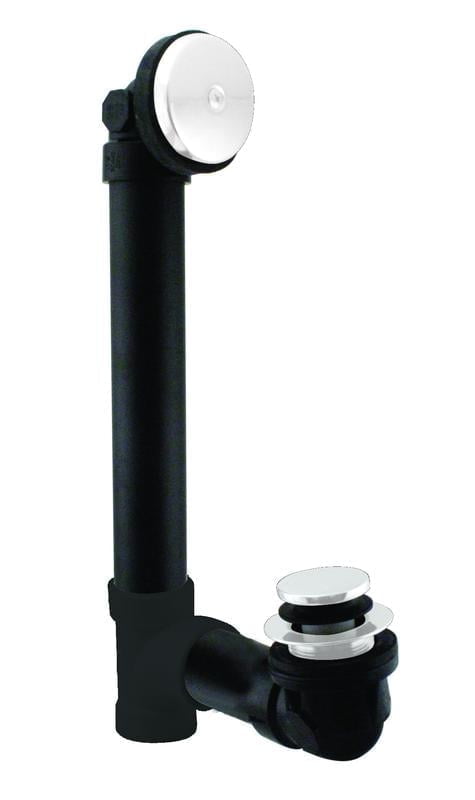 Westbrass 12" Bath Waste & Overflow Assembly with Tip-Toe Drain and One ...