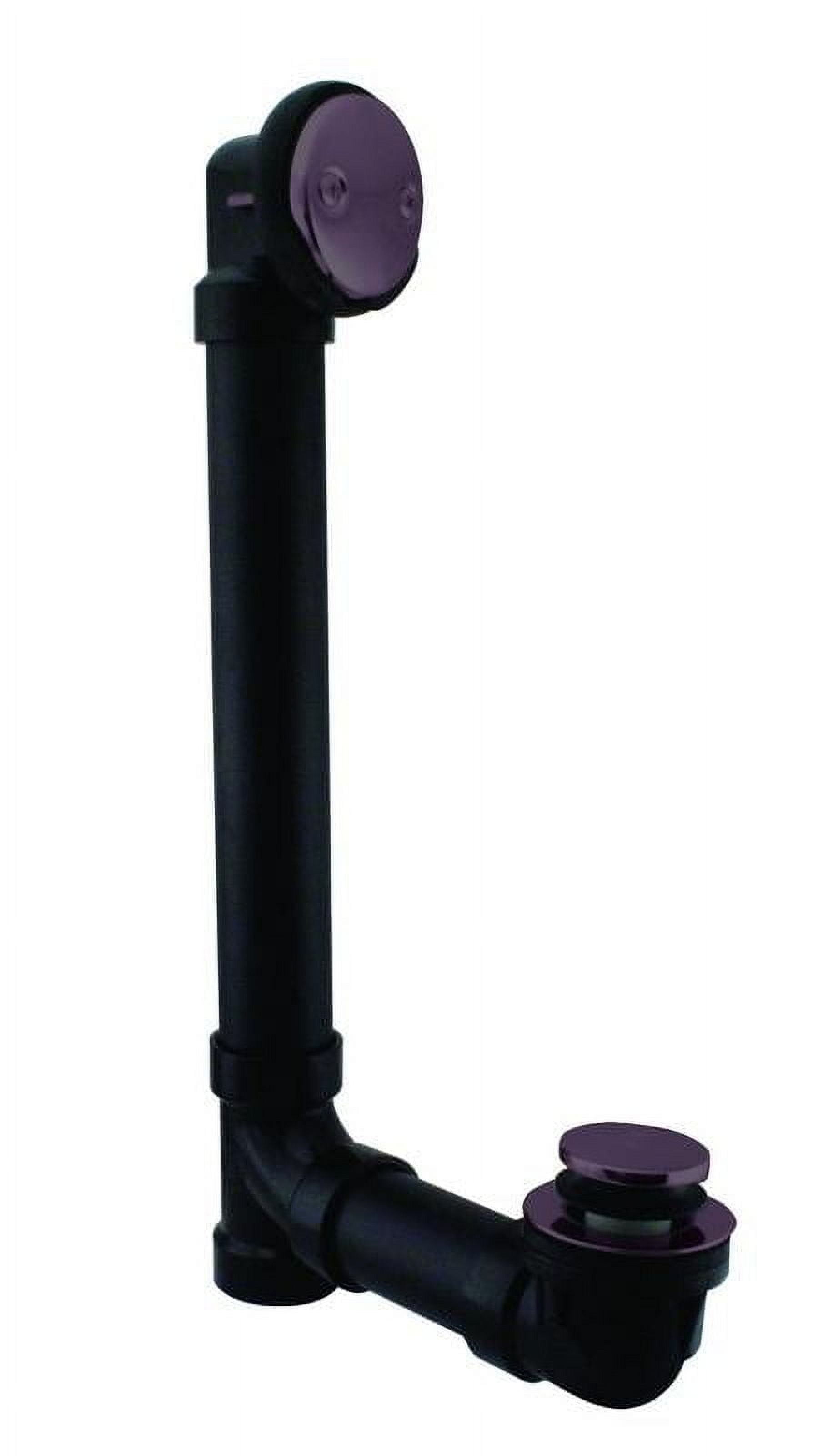 Westbrass 12" Sch. 40 ABS Bath Assembly with Tip-Toe Drain and 2-Hole ...