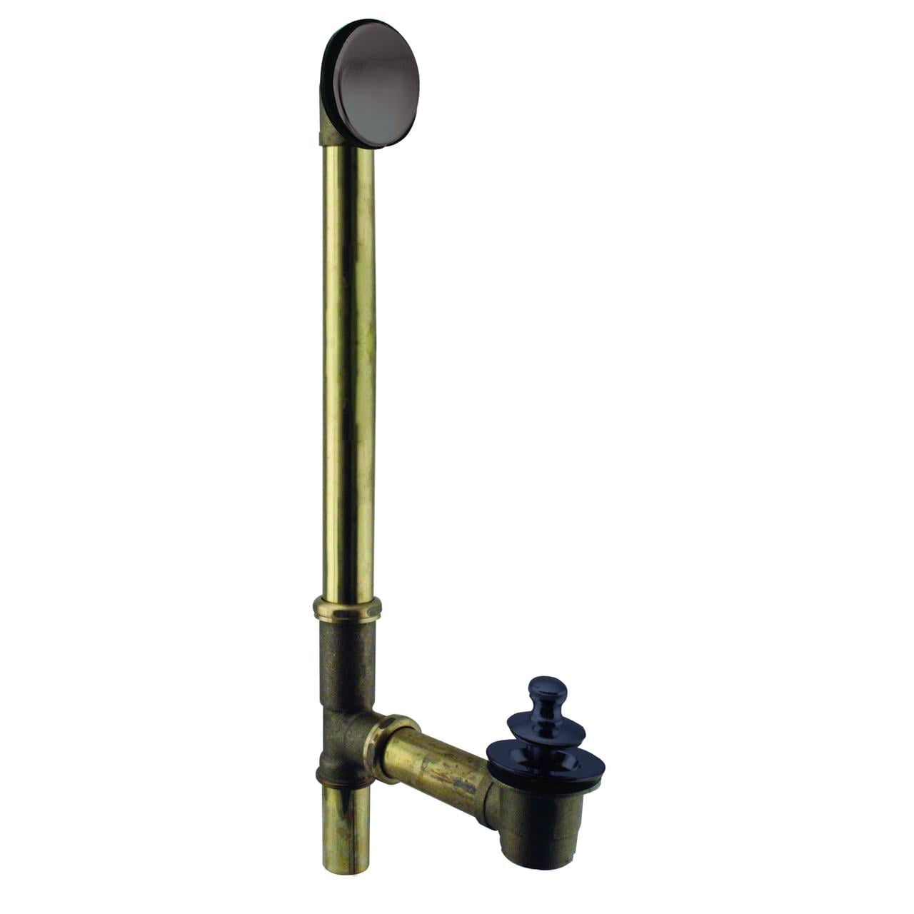 Westbrass 22" Lift & Turn Bathtub Waste & Overflow Assembly with No ...