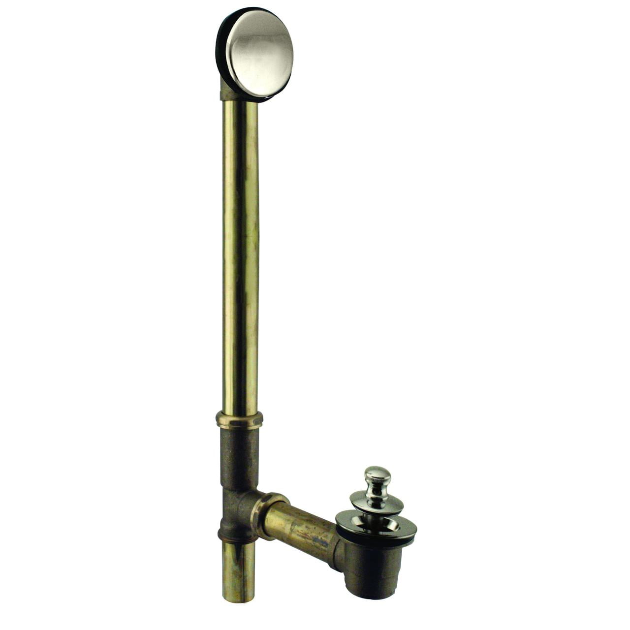 Westbrass 22" Lift & Turn Bathtub Waste & Overflow Assembly with No ...