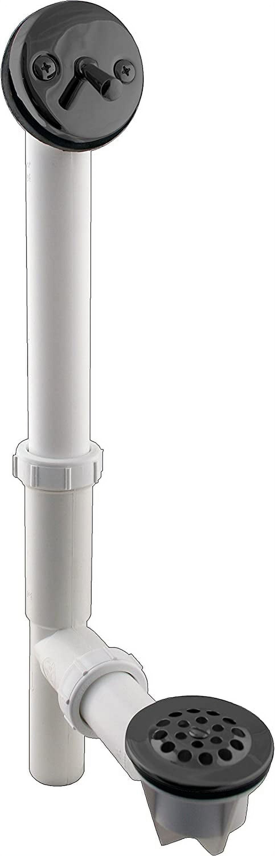 Westbrass 592244-4-62 14" White Polypropylene Bath Overflow Assembly ...